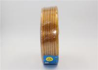 China Home Theater Transparent Speaker Cable  / Yellow Copper Wire And Cable for sale