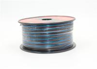 China Twin Flat Transparent Electrical Wire Black And Blue Pvc Copper Wire 80m for sale