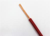 China Red CU Single Core PVC Cable  6mm Single Core Earth Cable For Home for sale