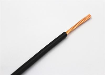 China Copper  6mm Black Pvc Insulated Single Core Cable GB 5023.1 Standard for sale