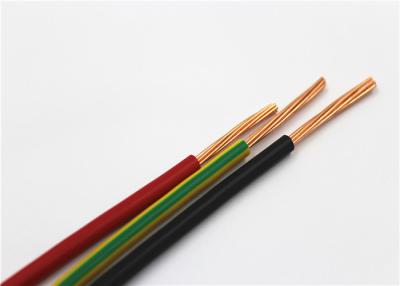 China Professional 6mm BV Single Core PVC Cable Yellow Black Color SGS Certificate for sale