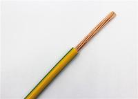 China Professional 6mm BV Single Core PVC Cable Yellow Black Color SGS Certificate for sale