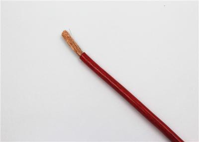China Red Flexible Welding Cable 25mm2  Copper Aluminum  Conductor Rubber Pvc Jacket for sale