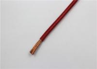 China Red Flexible Welding Cable 25mm2  Copper Aluminum  Conductor Rubber Pvc Jacket for sale
