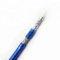 China Commercial RG 59 TV Coaxial Cable Security Camera Cable With Aluminum Foil Foam PE for sale
