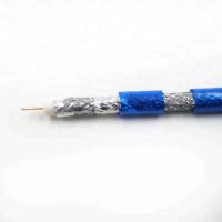China Commercial RG 59 TV Coaxial Cable Security Camera Cable With Aluminum Foil Foam PE for sale