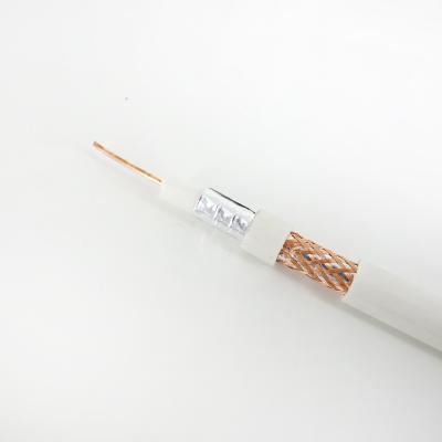 China Rg6 Rg59 TV Coaxial Cable Cca Pvc F660 64W16SS Coaxial Cable 100m Per A Roll for sale