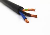 China RVV Black Outdoor 4 Core 4mm Flexible Cable Pvc Insulated Cable Long Service Life for sale