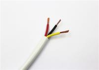 China Professional RVV White 4mm 3 Core Flexible Cable / Pvc Insulated Copper Cable for sale