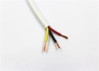 China Professional RVV White 4mm 3 Core Flexible Cable / Pvc Insulated Copper Cable for sale