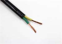 China Commercial 2 Core Flex Cable Black Pvc Insulated Industrial Cables for sale
