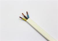 China Flat White 3 Core Pvc Flexible Cable For Household Electric Appliances for sale
