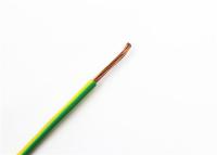 China BV 6mm Copper Conductor Cable  Yellow Green Color Pvc Coated Copper Wire for sale