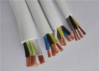 China 4*4.0mm 5*4.0mm white color pve copper Flexible Electrical Wire for home use for sale
