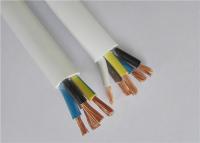 China 4*4.0mm 5*4.0mm white color pve copper Flexible Electrical Wire for home use for sale