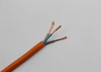 China Commercial 2 Core Flex Cable Orange Color Pvc Insulated Industrial Cables for sale