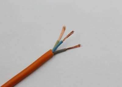 China Commercial 2 Core Flex Cable Orange Color Pvc Insulated Industrial Cables for sale