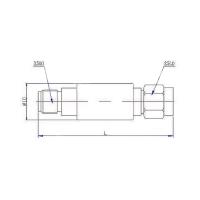 China 2 W Coaxial Fixed Attenuators DC-26.5 GHz Connector 3.5 mm for sale