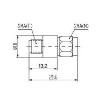 China 2 W Coaxial Fixed Attenuators DC-26.5 GHz SMA Type N Attenuator Connector for sale