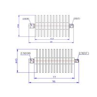 China 20 W RF Attenuators N Type  DC - 40 GHz Connector 2.92 mm for sale
