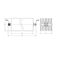 China 500 W Coaxial Fixed Attenuators 30 dB attenuators DC-18 GHz Connector N for sale