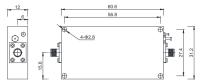 China 0.02 - 2GHz  P1dB 15 dBm Narrow Band LNA Low Noise Amplifier for test and measurement equipment for sale
