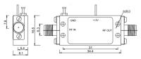 China High Gain Narrow Band LNA P1dB Output Power Low noise Signal Amplifier for precise measurements for sale