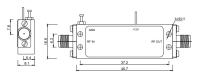 China 1 - 4 GHz S Band Power Amplifier P1dB 20 dBm RF Signal Amplifier for sale