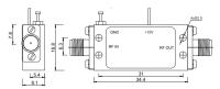 China 2 - 6 GHz P1dB 23 dBm C Band Amplifier Radio Frequency Amplifier for sale