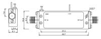 China 5.75 To 10.25 GHz X Band Power Amplifier  P1dB 18 dBm Digital RF Amplifier for sale