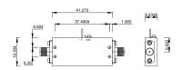 China 6 - 18 GHz Ku Band Power Amplifier P1dB 27 dBm High Power RF Amplifier for sale