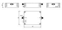 China L Power Amplifier  0.5 To 2 GHz Past 43 dBm  RF Power Amplifier for sale