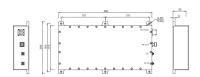 China 3 - 6 GHz Wideband RF Amplifier  Psat 100 W EMC High Power Amplifier for sale