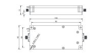 China 4 - 8 GHz Wideband Power Amplifier Psat 42W RF Amplifier Testing for sale