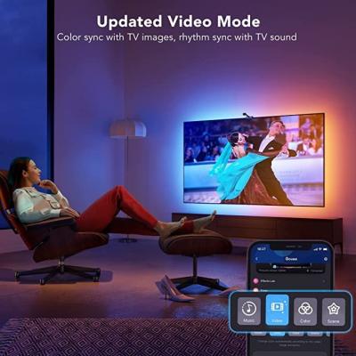 China DC 5V Smart Flexible LED Strip Light S Shape Bendable LED Strip Decorative Lighting for sale