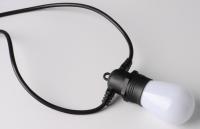 China Outdoor Weatherproof Flexible Led Light String Hanging Sockets Perfect Patio Lights for sale