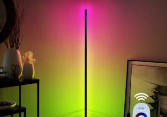 China Indoor Home Decor Smart Corner Floor Standing Lamp Modern Stand Floor Light for sale