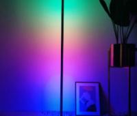 China Smart RGB LED Floor Lamp with Remote and App Control 2.4GHz Wi-Fi BLE Stepless Dimming for sale