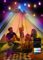 China FCC 48 Ft Led Rope Light Bluetooth Outdoor Rgb String Lights multi color led rope light for sale