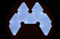 China Simple Drill-Free Installation Triangle  Lights 16 Million Colors for sale