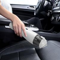 China Handheld Car Portable Vacuum Cleaner Rechargeable Cordless 6000Pa 200ml Dust Container for sale