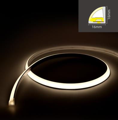 China Triangle 12V Flexible SMD LED Strip Lights 2835 120LEDs M Bending IP67 Waterproof for sale