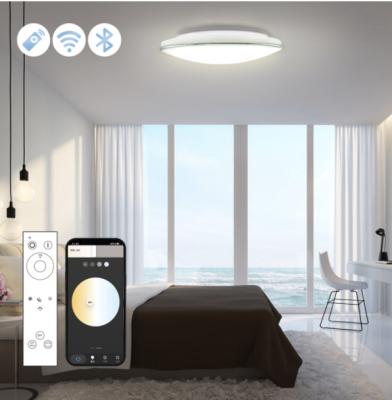China Adjustable Smart LED Panel Light 18W 300mm RF Wireless Remote Control 3800lm for sale
