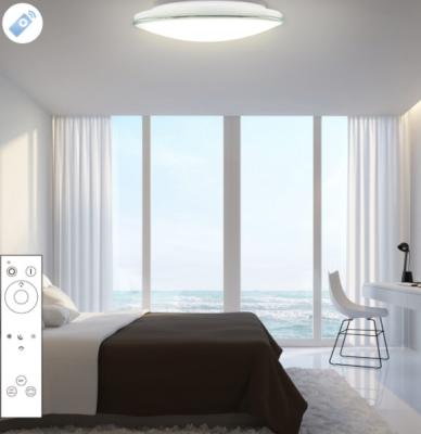 China RF Smart Ultra Slim Dimmable Square Ceiling Light 32W 3200lm for sale