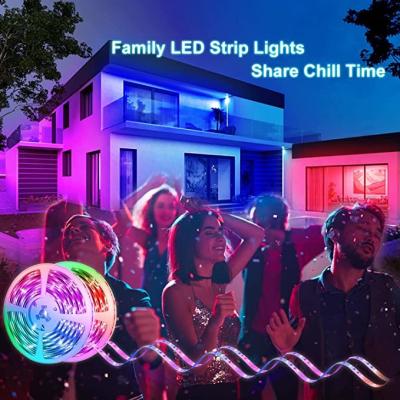 China 5m Smart RGB LED Strip Light WiFi 24V 30W 2200lm 4000K Flexible Remote Control for sale