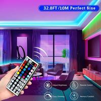 China Bluetooth 9m Smart RGB Light Strip With RF OEM ODM for sale