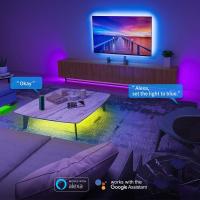 China 24V COB Flexible LED Strip Light WiFi APP RGB Music Sync 16 Million Colors 120° Beam Angle for sale