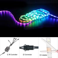 China 24V COB Flexible LED Strip Light WiFi APP RGB Music Sync 16 Million Colors 120° Beam Angle for sale
