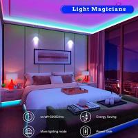 China Flexible Gradient Light Strip 5m 10m 10W Extendable Full Color Light Strip for sale