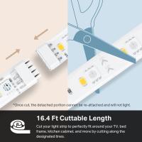 China Flexible Gradient Light Strip 5m 10m 10W Extendable Full Color Light Strip for sale